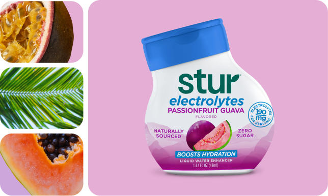 Stur Passionfruit Guava with Electrolytes. Real Fruit, Better Flavor ...