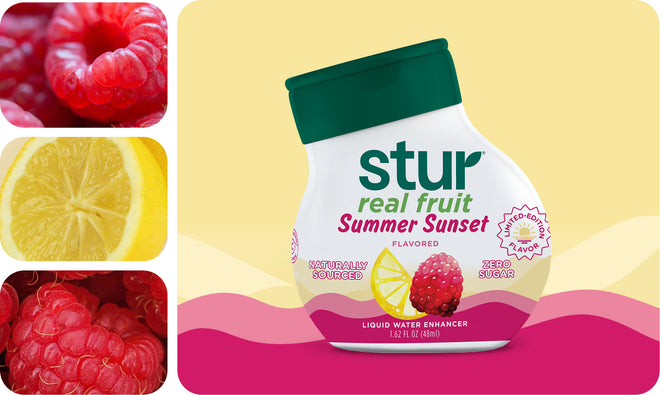 Stur Summer Sunset. Real Fruit, Better Flavor. – Stur Drinks